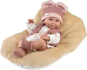 Llorens 73816 NEW BORN HOLČIČKA - realistická panenka miminko s celovi