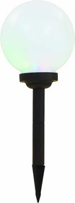Zahradní solární lampy 6 ks LED kulovité 20 cm RGB 277126