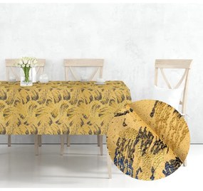 Ervi dekorační ubrus na stůl obdélníkový - Dekor zlato-modrý