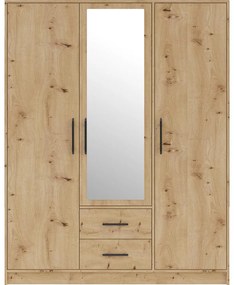 SMART r | šatní skříň SRL2 + zrcadlo | 150 cm | artisan