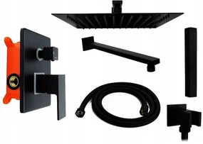 Aplomo Zina 6 podomítkový sprchový set + iBox, black | BIANO