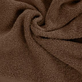 Ručník Smooth 2 50x90 37 hnědý 500 g/m2 froté Eurofirany