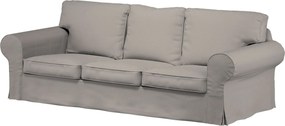 Potah na pohovku IKEA Ektorp 3-místná, nerozkládací barva béžová látka pletený vzor