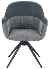 BIZZOTTO Otočné křeslo ISOTTA GREY 0733505