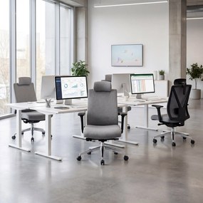 Ergonomická kancelářská židle šedá VECTOR