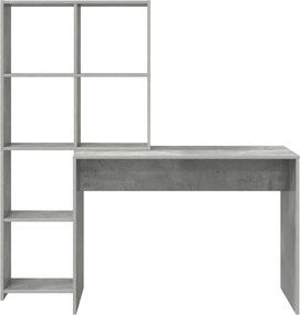 Stůl Betonově šedá 138,5 x 55 x 143 cm Kompozitní dřevo 3337252