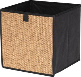 Sinsay - Úložný box s bambusovým čelem - černá