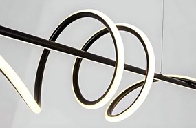 Toolight Závěsné LED osvětlení Modern D24 LHJ023-CP 120 cm černé