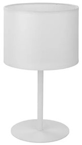 TK LIGHTING Stolní lampa - MIA 5221, Ø 20 cm, 230V/15W/1xE27, bílá