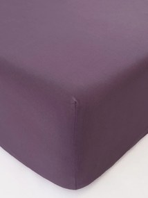 MK Lůžkoviny Jersey prostěradlo Classic 180 x 200 cm – ametystová