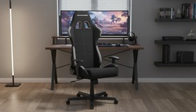 Herní židle DXRacer FORMULA - látka, černá / šedá