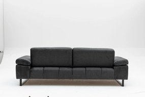 Atelier del Sofa 3-místná pohovka Mustang - Anthracite, Antracitová