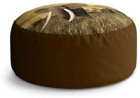 Sablio Taburet Circle Slon Africký: 40x50 cm