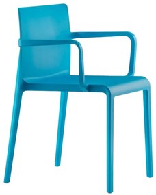 OnaDnes -20% Pedrali Modrá plastová jídelní židle Volt 675