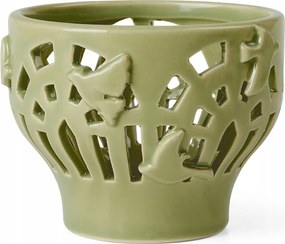 Kähler Orangery Svícen Tealight 9,5 cm zelený