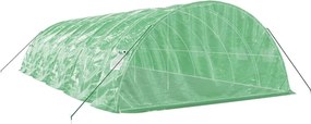 Skleník s ocelovým rámem zelený 50 m² 10 x 5 x 2,3 m 3188086