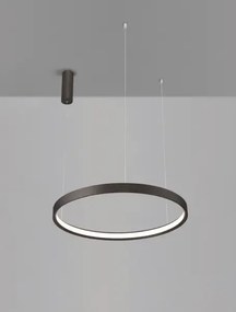 Moderní lustr Perrine 60 hnědá