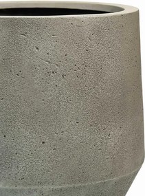 Designový květináč NEXORA, sklolaminát, 41x38 cm, šedý