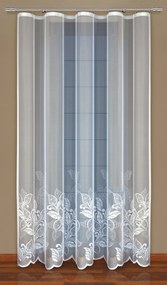 Dekorační žakárová záclona s řasící páskou VALERIA 250 bílá 200x250 cm MyBestHome