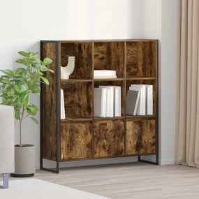 Knihovna 99,5 x 30 x 108 cm Kompozitní dřevo Kouřový dub 3403024