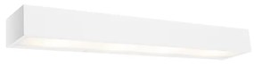 Designová podlouhlá nástěnná lampa bílá 60 cm - Houx