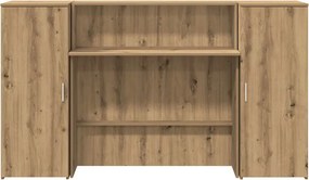 Recepční stůl dub artisan 180x50x103,5 cm kompozitní dřevo 3324213