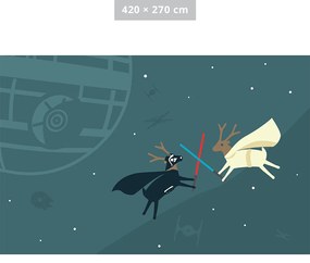 dětská obrazová tapeta star wars Velikost: 270 × 270 cm