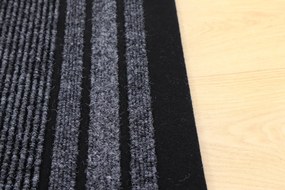 Spoltex, Protiskluzový běhoun na míru Rekord 802 šedá, šíře 100 cm, šedá, chodba / předsíň