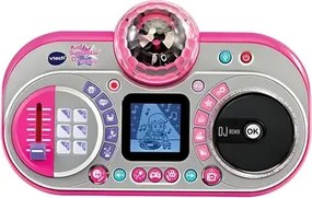 VTECH Kidi Super Star DJ Studio 80-531704 černá/růžová / DJ mixpult s