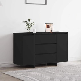 Servírovací skříň Černá 120 x 41 x 75 cm Kompozitní dřevo 3333907