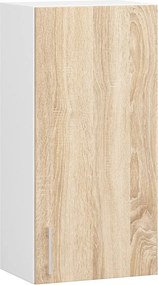 Závěsná kuchyňská skříňka Lima W40 720 bílá/dub sonoma