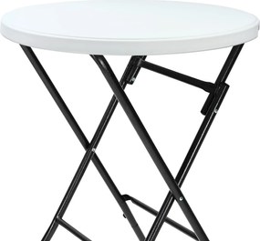 Cateringový skládací barový stůl STABLE 72 cm bílý