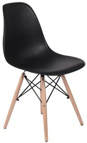 Jídelní židle BASIC černá - skandinávský styl