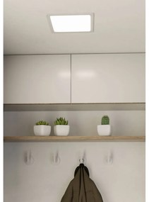 Bílé LED podhledové stropní svítidlo 22x22 cm FUEVA 5 – EGLO