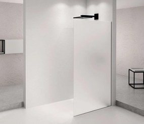 Polysan Architex - Sprchová stěna Walk-In, 86x210 cm, matná černá/matné sklo AXB90MT