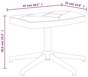 vidaXL Marketos Relaxační křeslo se stoličkou patchwork textil