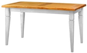 ARTEN Rustikální jídelní stůl POPRAD MES03A - borovice (bílý vosk) ROZMĚR: (š/h/v) 160 x 80 x 76 cm
