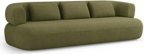 Zelená pohovka z textilie bouclé 226 cm Jenny – Micadoni