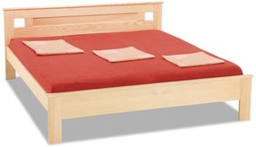 Krajča Manželská postel z masivu Nora 160 x 200 cm Povrchová úprava: Brandy, Druh dřeva: Jasan