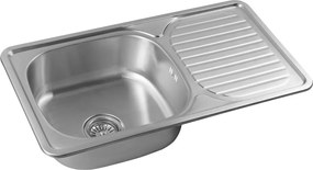 Aqualine Aqualine, Nerezový dřez 76x18x42cm, AQ7642B