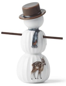Vánoční porcelánová dekorace Snowman 11,5 cm Kähler