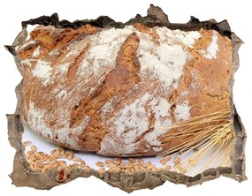 Wallmuralia Nálepka 3D díra Chléb a pšenice 95x64 cm