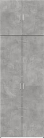 Skříň highboard betonově šedá 80x42,5x249 cm kompozitní dřevo 3281367