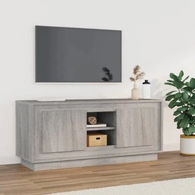 TV skříňka šedá sonoma 102 x 35 x 45 cm kompozitní dřevo - Default Title