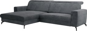 XXXLutz ROHOVÁ SEDAČKA, textil, šedá Sit & More - Sedací soupravy - 000144000214