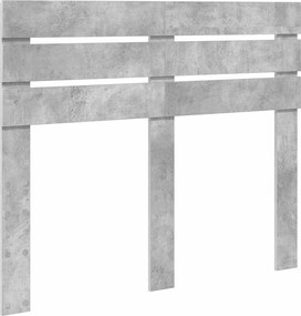Rám postele s čelo Betonově šedá 120 x 190 cm Kompozitní dřevo 3411670