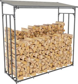 Přístřešek na palivové dřevo Ruston Aluminium XL – antracitová