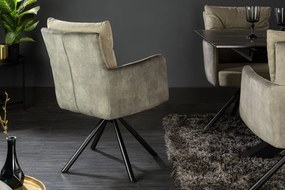 Designová otočná židle Maddison zelená