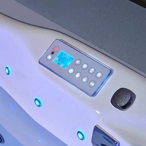 BPS-koupelny Hydromasážní vana HYD-RO764L 150x150 LEVÁ s ohřevem vody