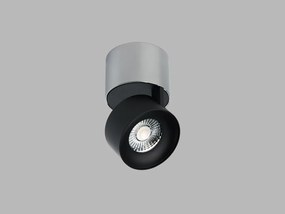 LED2 11508253 KLIP ON stropní bodové povrchové svítidlo LED D77mm 11W/770lm 2700K chromová, černá Stropní bodovky